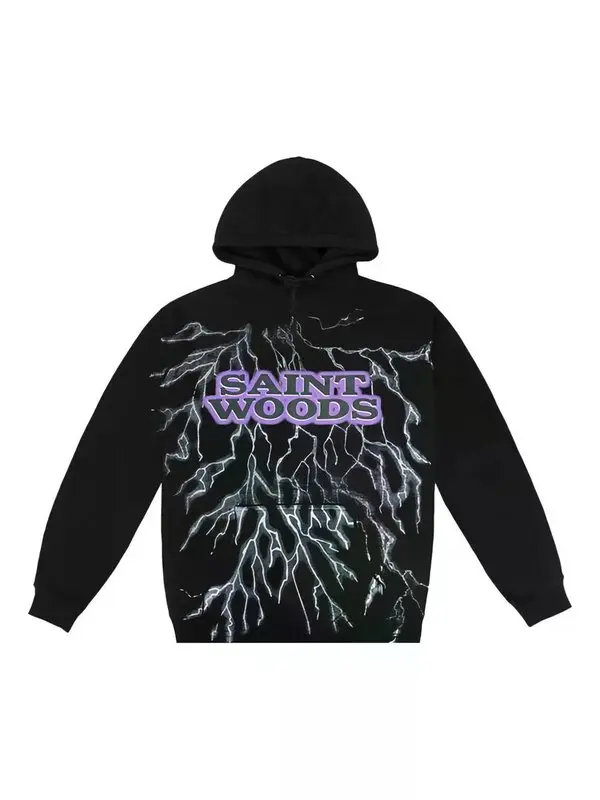 SAINTWOODS Lightning Graphic Hoodie