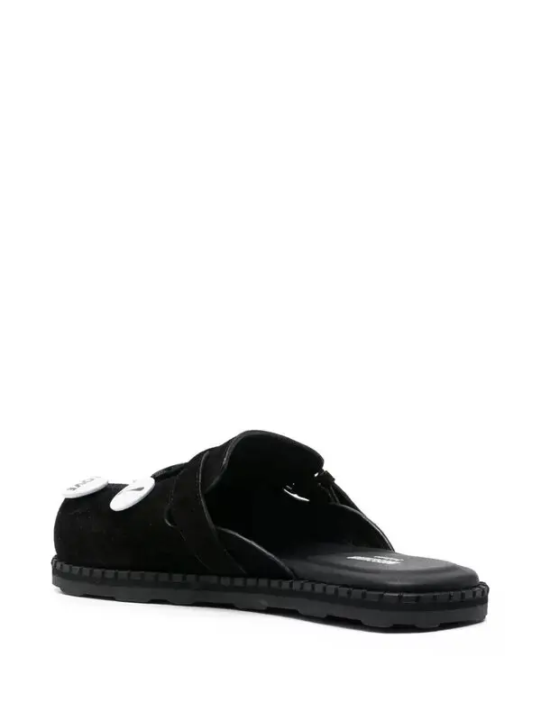 Moschino Brooch-embellished Slippers