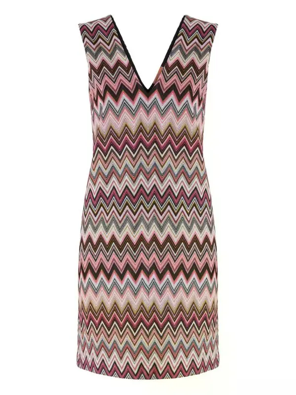 Missoni Zigzag-pattern Mini Dress
