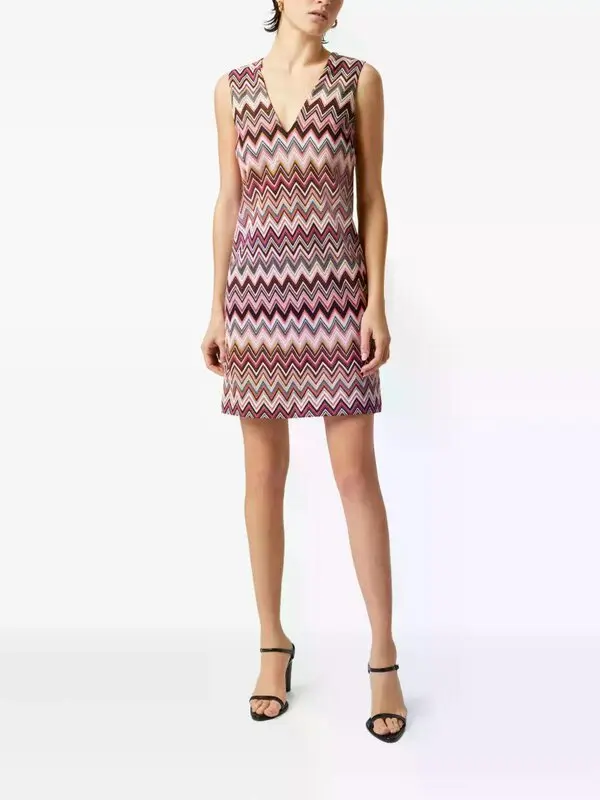 Missoni Zigzag-pattern Mini Dress