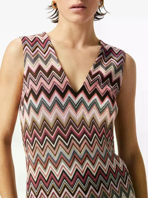 Missoni Zigzag-pattern Mini Dress