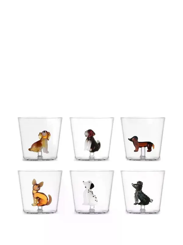 ICHENDORF MILANO Dogs Tumblers - White