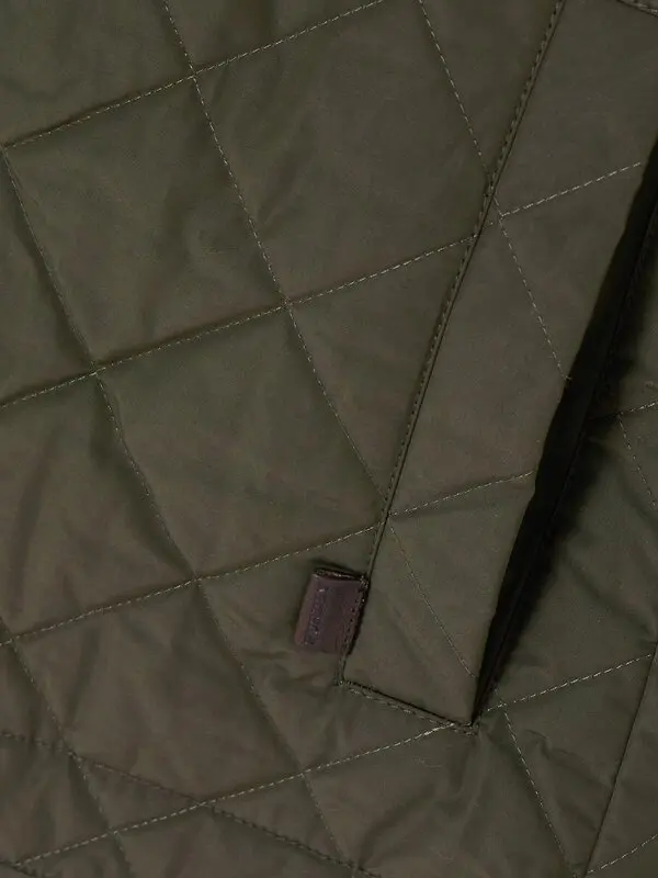 Purdey Quilted Shell Vest - Green