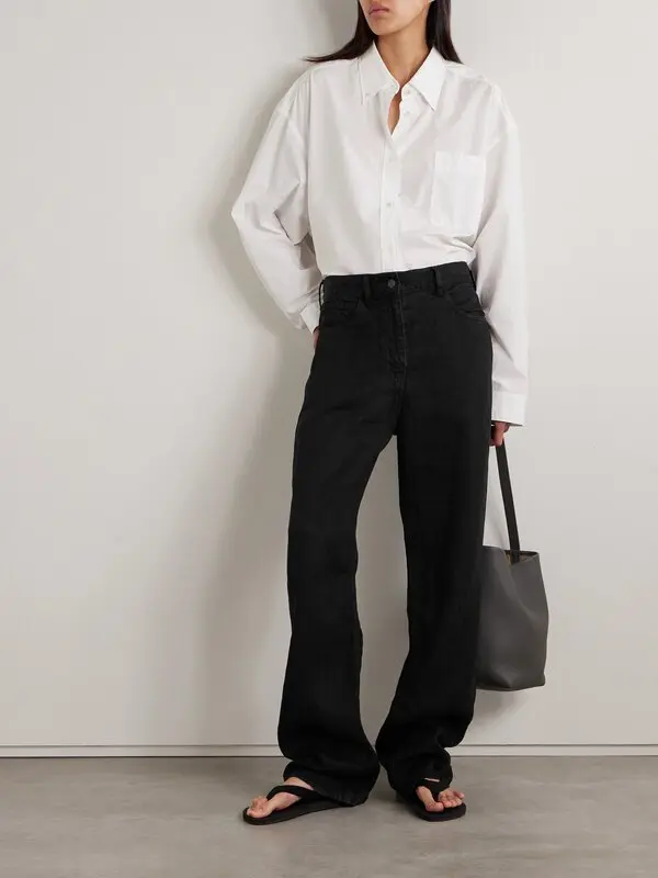THE ROW Tarley High-rise Straight-leg Jeans