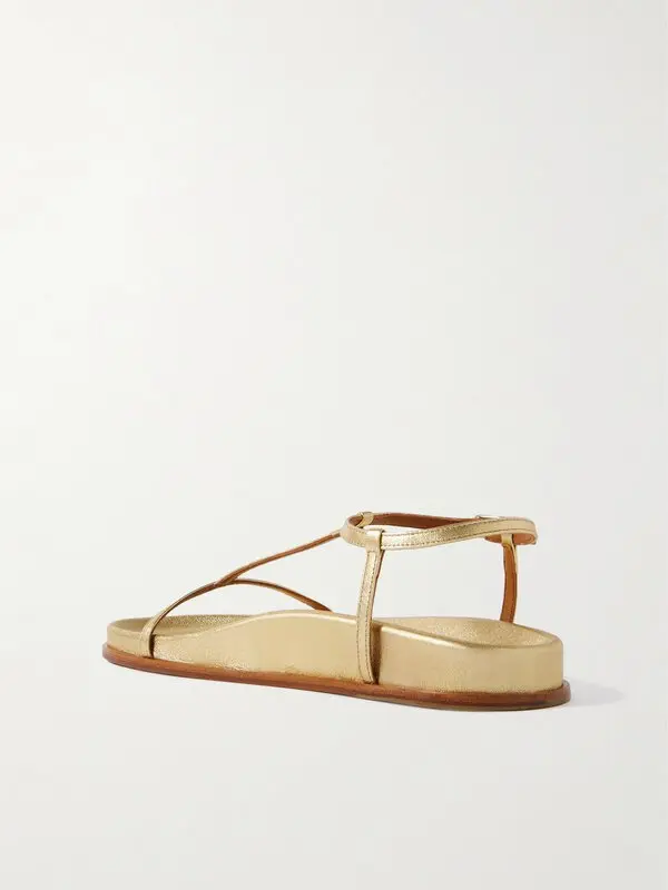 EMME PARSONS Aya Metallic Leather Sandals
