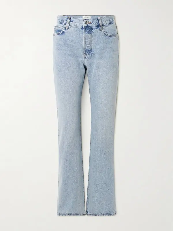 FRAME The Staple Mid-rise Straight-leg Jeans