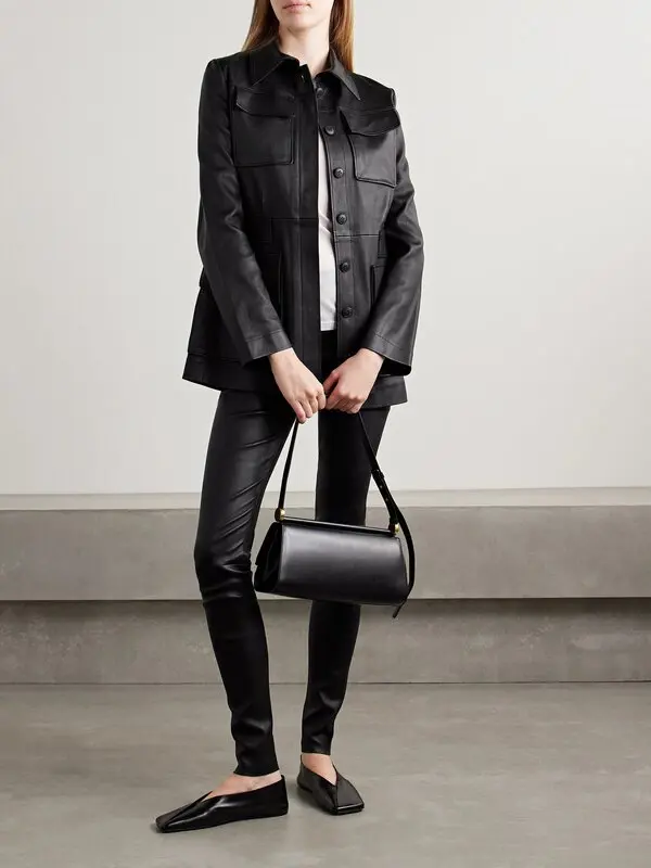 Stouls Leon Leather Jacket - Black