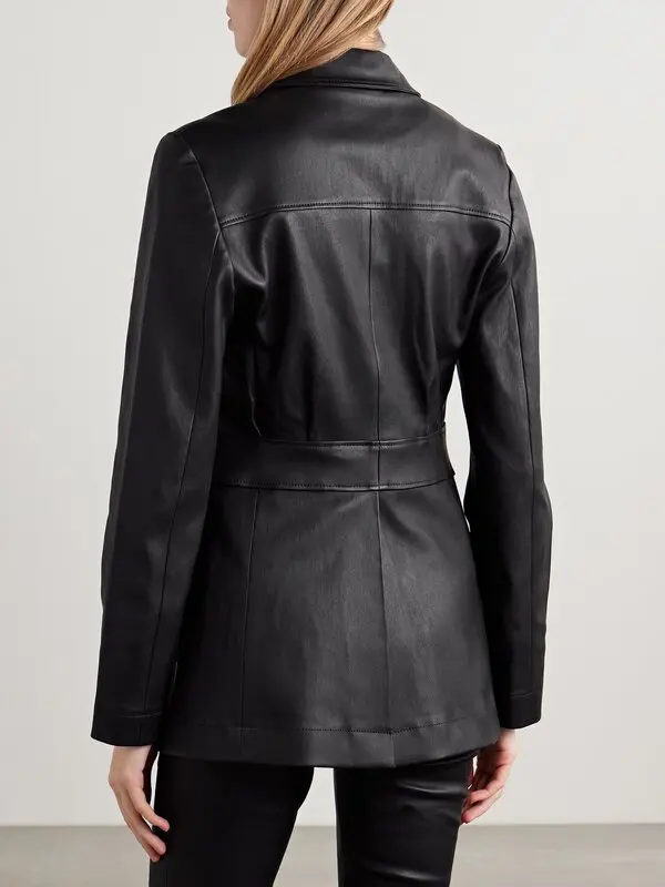 Stouls Leon Leather Jacket - Black