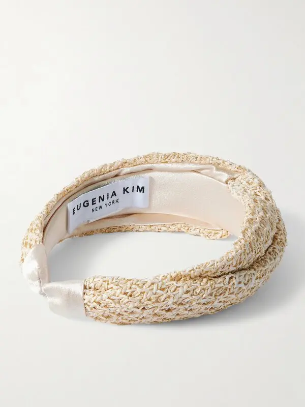 Eugenia Kim Trish Knotted Metallic Headband