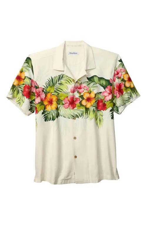 Tommy Bahama Island Blooms Silk Camp Shirt - Continental