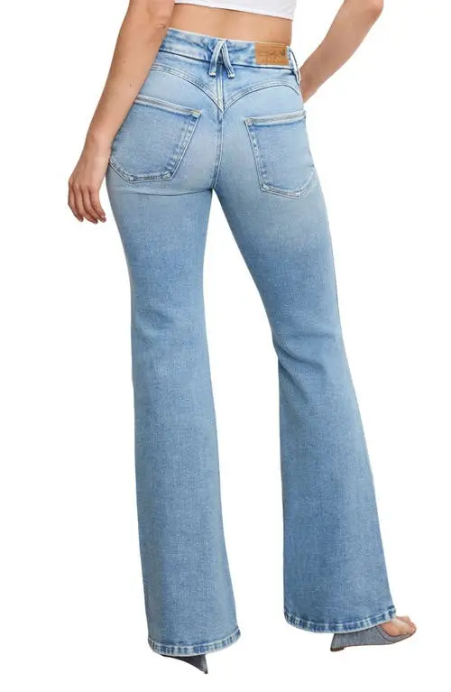 Good American Dolly Joleans Flare Jeans