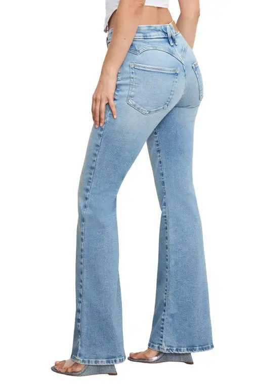 Good American Dolly Joleans Flare Jeans