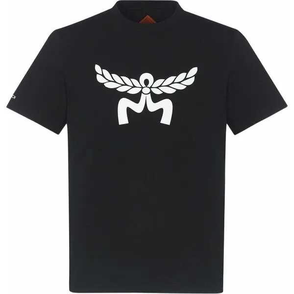 Mcm Laurel Logo Print T-shirt In Organic Cotton