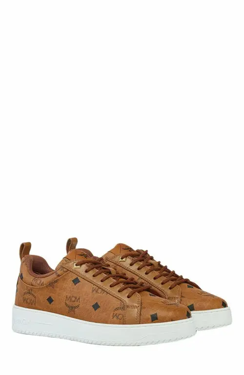 Mcm Neo Terrain Low-top Sneakers - Cognac