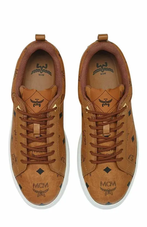 Mcm Neo Terrain Low-top Sneakers - Cognac