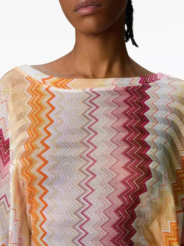 Missoni Zigzag-pattern Mini Dress