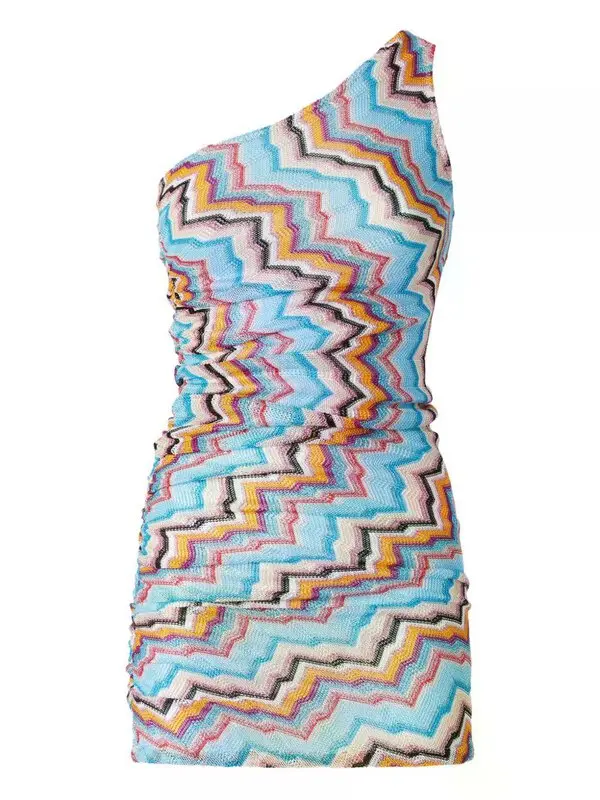 Missoni Zigzag-pattern Mini Dress