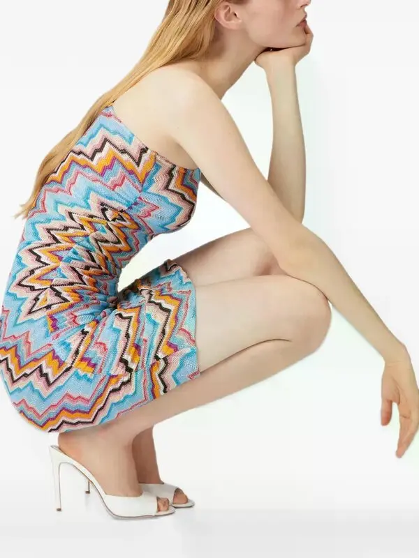 Missoni Zigzag-pattern Mini Dress