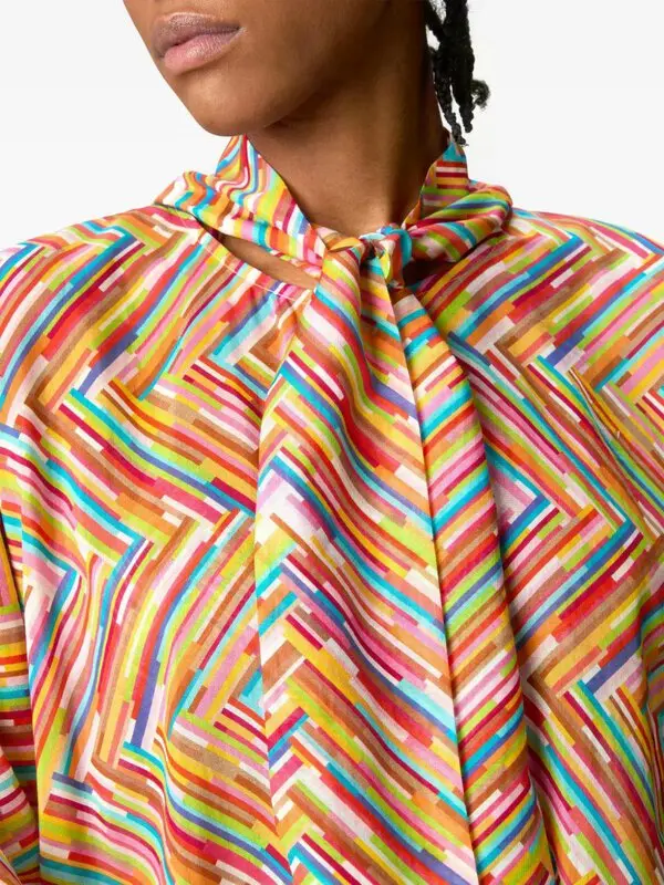 Missoni Zigzag-pattern Mini Dress