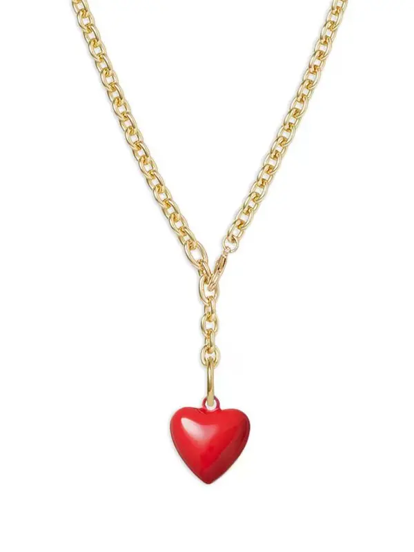 ROXANNE ASSOULIN The Mini Puffy Heart Necklace - Gold