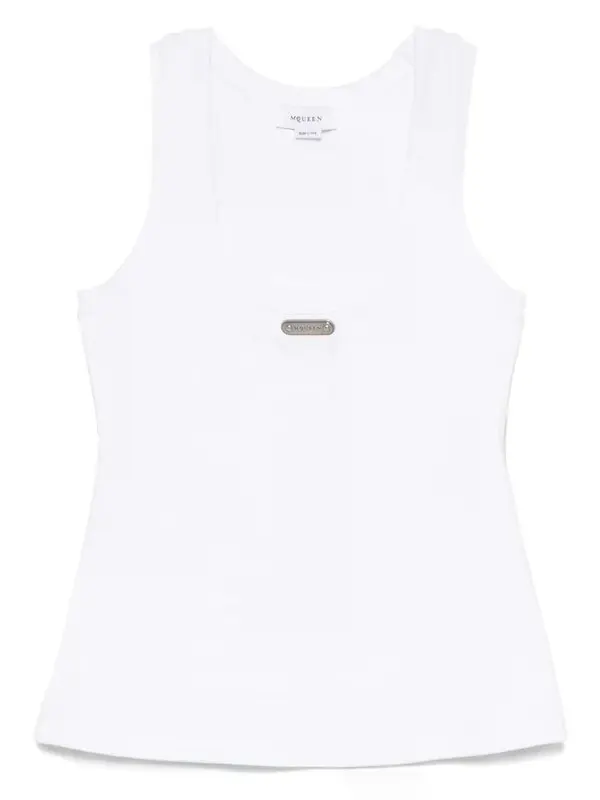 Alexander McQueen Logo-plaque Tank Top