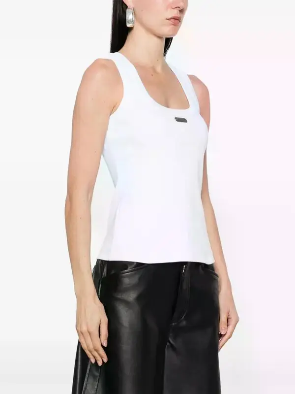 Alexander McQueen Logo-plaque Tank Top