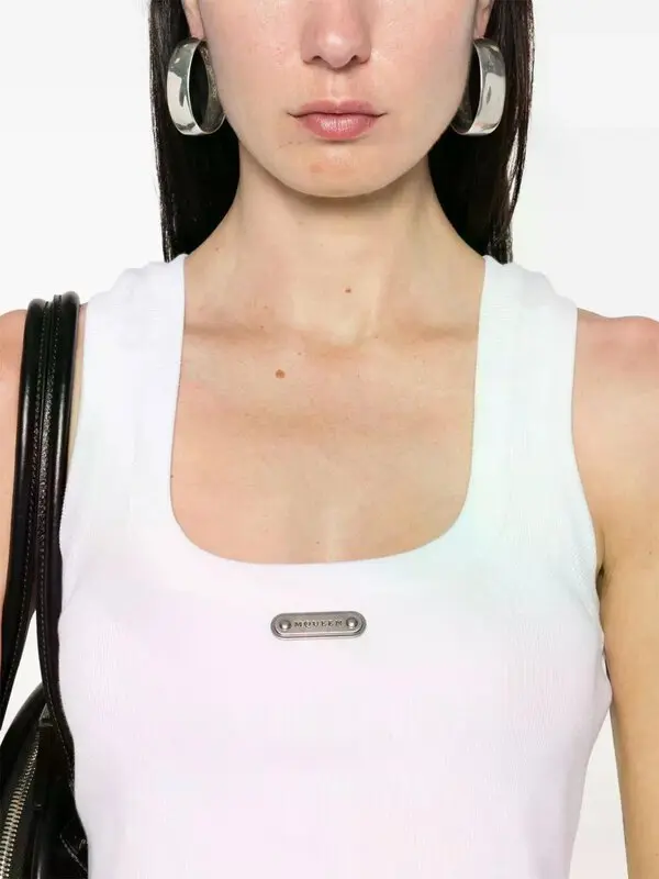 Alexander McQueen Logo-plaque Tank Top