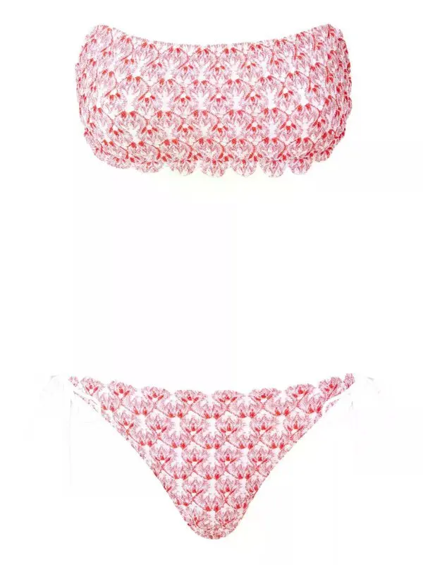 Missoni Knitted Two-piece Bikini - Pink