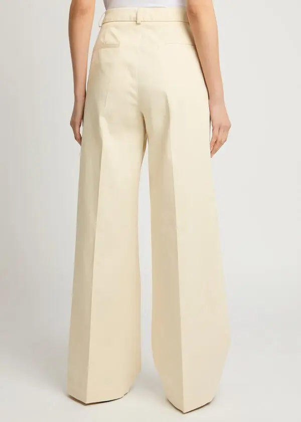 Moncler Wide-leg Twill Trousers