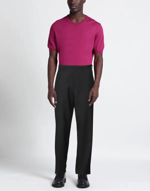 DEPARTMENT 5 Plain Weave Regular Fit Trousers - Black