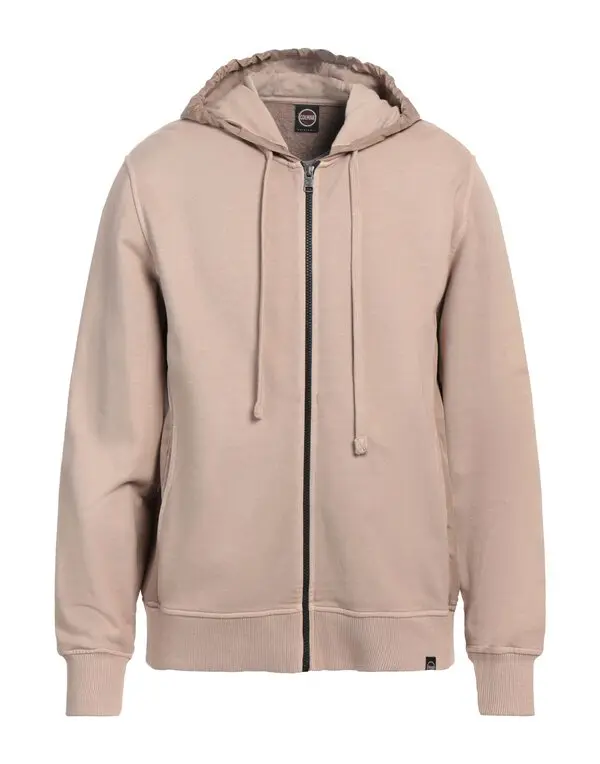 COLMAR Cotton-blend Hooded Sweatshirt - Sand