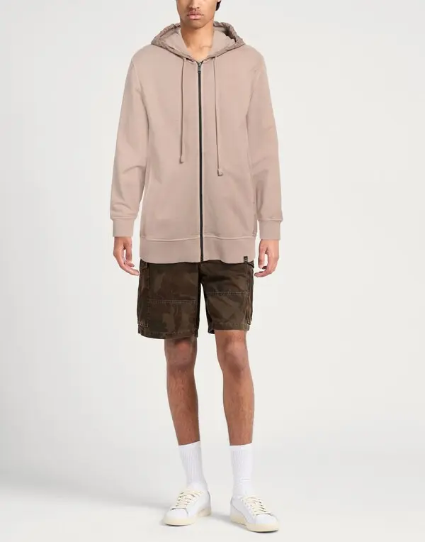 COLMAR Cotton-blend Hooded Sweatshirt - Sand