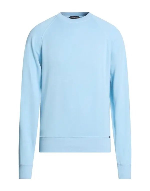 TOM FORD Cotton & Acrylic Sweatshirt - Blue