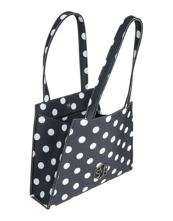 Save My Bag Polka-dot Scuba Shopper Bag - Black