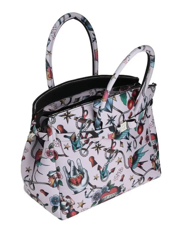 Save My Bag Handbag In Scuba Fabric - Pink