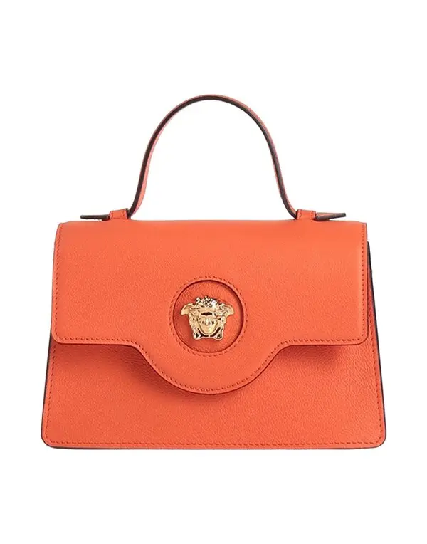Versace Handbag In Calfskin Leather