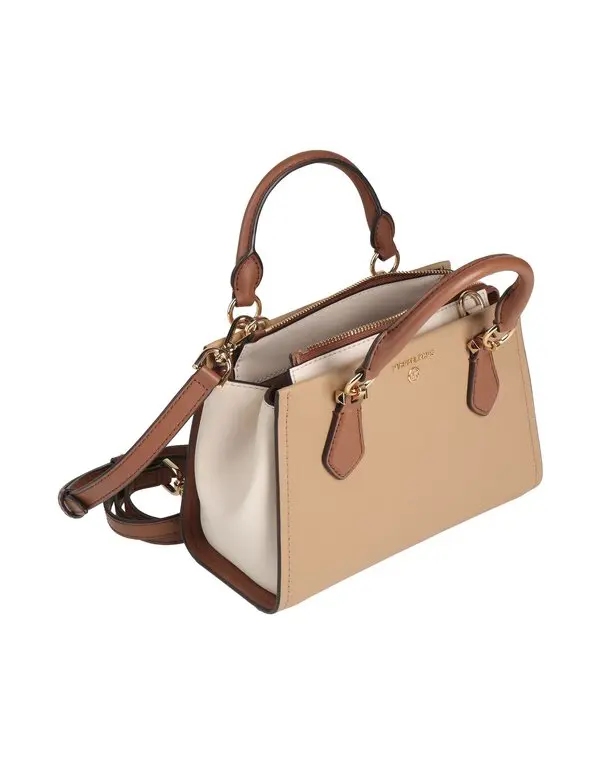 Michael Kors Textured Leather Tote Handbag - Beige