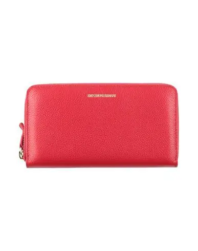 Emporio Armani Wallet Cow Leather - Red