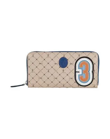 TRUSSARDI Wallet Taupe Calfskin - Grey