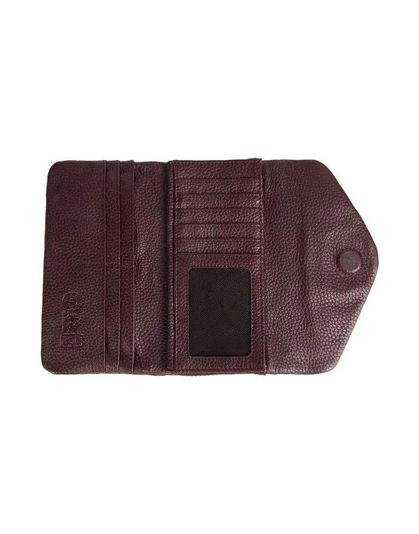 LA MARTINA Wallet Burgundy Leather
