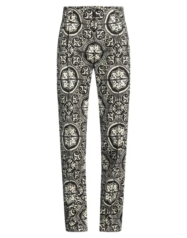 Dolce & Gabbana Floral-print Straight Leg Pants