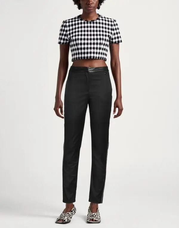 GAELLE PARIS Tapered Twill Pants