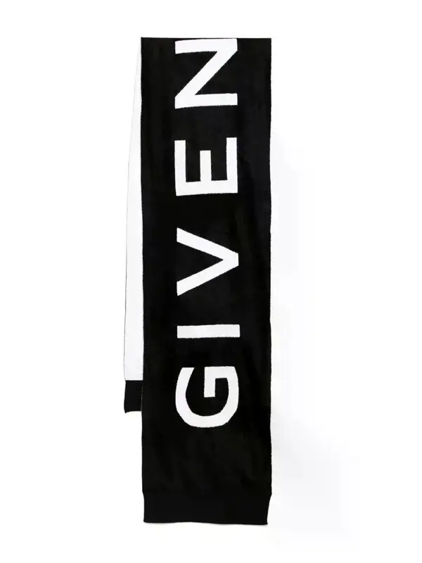 Givenchy Logo-print Scarf - Black