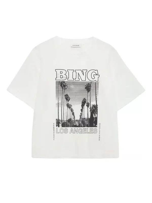ANINE BING Louis T-shirt - White