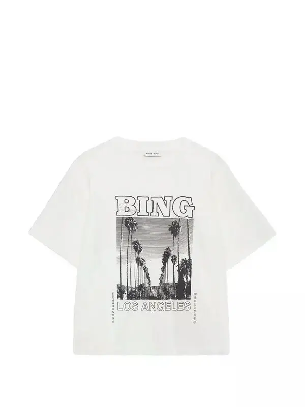 ANINE BING Louis T-shirt - White