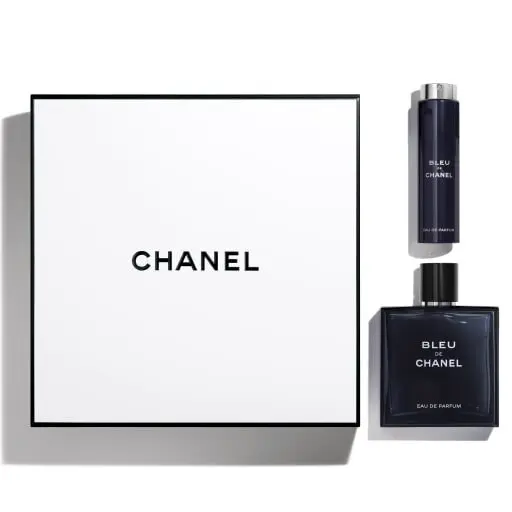Chanel Bleu De 3.4 Fl. Oz. Eau De Parfum Twist And Spray Set - One-color