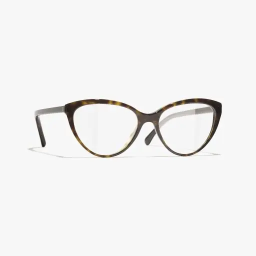 Chanel Cat Eye Eyeglasses - Dark Tortoise