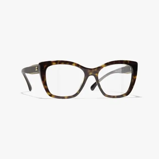 Chanel Cat Eye Eyeglasses - Dark Tortoise