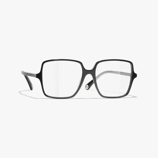 Chanel Square Eyeglasses - Black