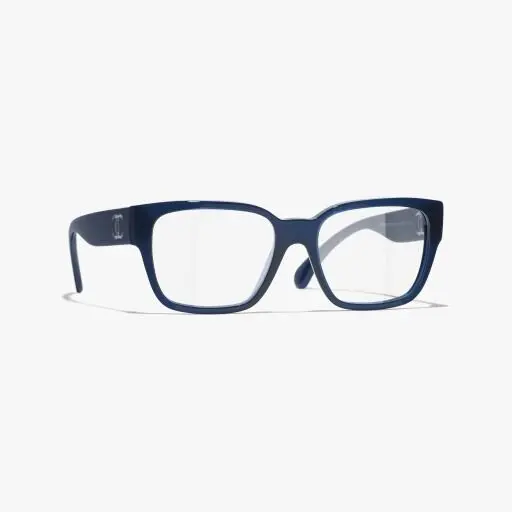 Chanel Square Eyeglasses - Peacock Blue